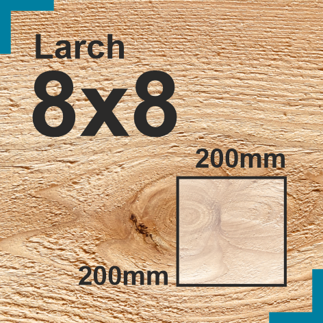 8x8 Larch Sawn Finish Timber Post – Talley Sawmill Ltd
